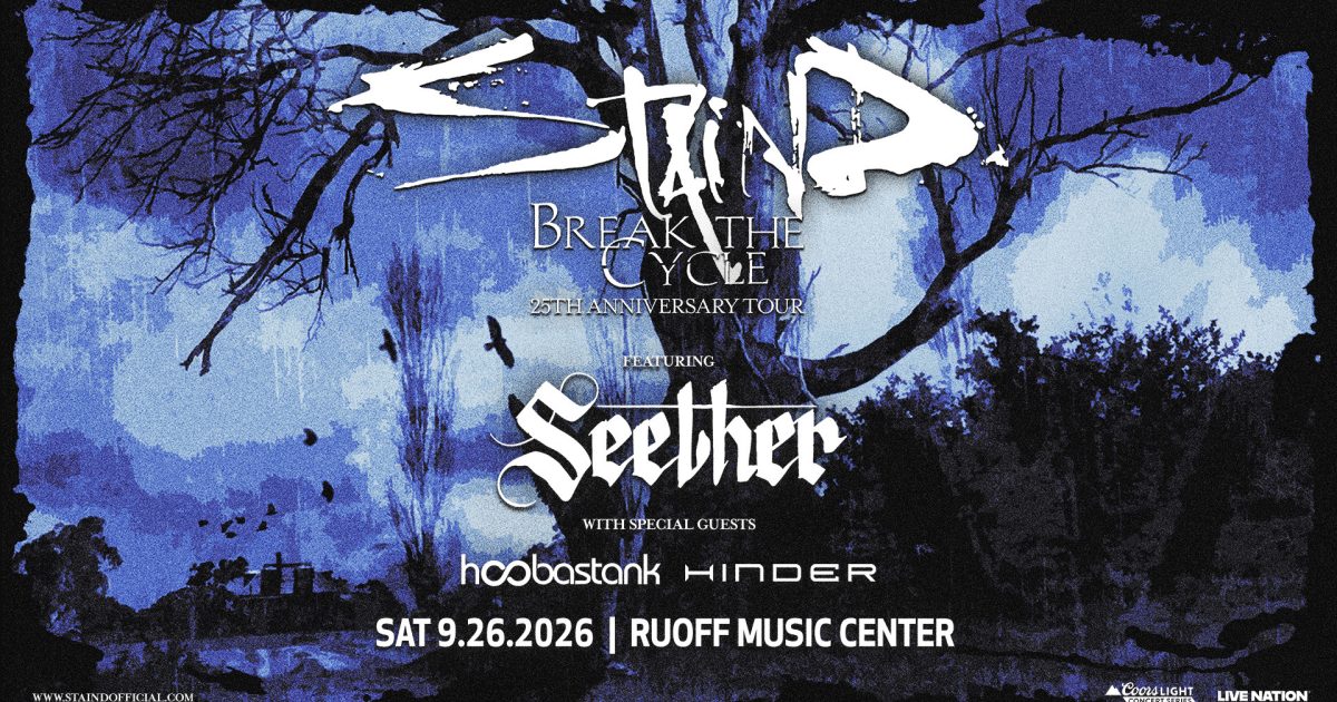 Staind - Break The Cycle 25th Anniversary Tour | Visit Indy